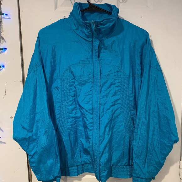 Bocoo | Jackets & Coats | Bocoo Blue Teal Windbreaker Jacket Coat ...